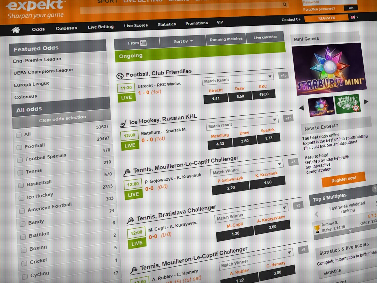 Expekt: Betting Odds, Bonus & Recension | Betting.se